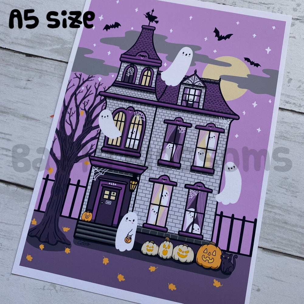 All Hallow’s Eve Print – Batty Blossoms